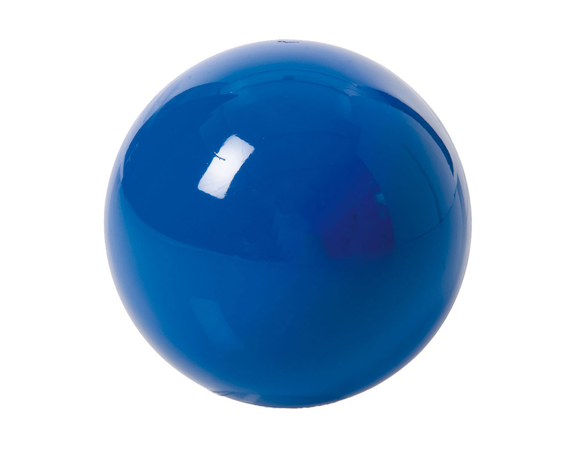gummiball, blau - (fast ohne) aufdruck - bei rasselfisch kaufen